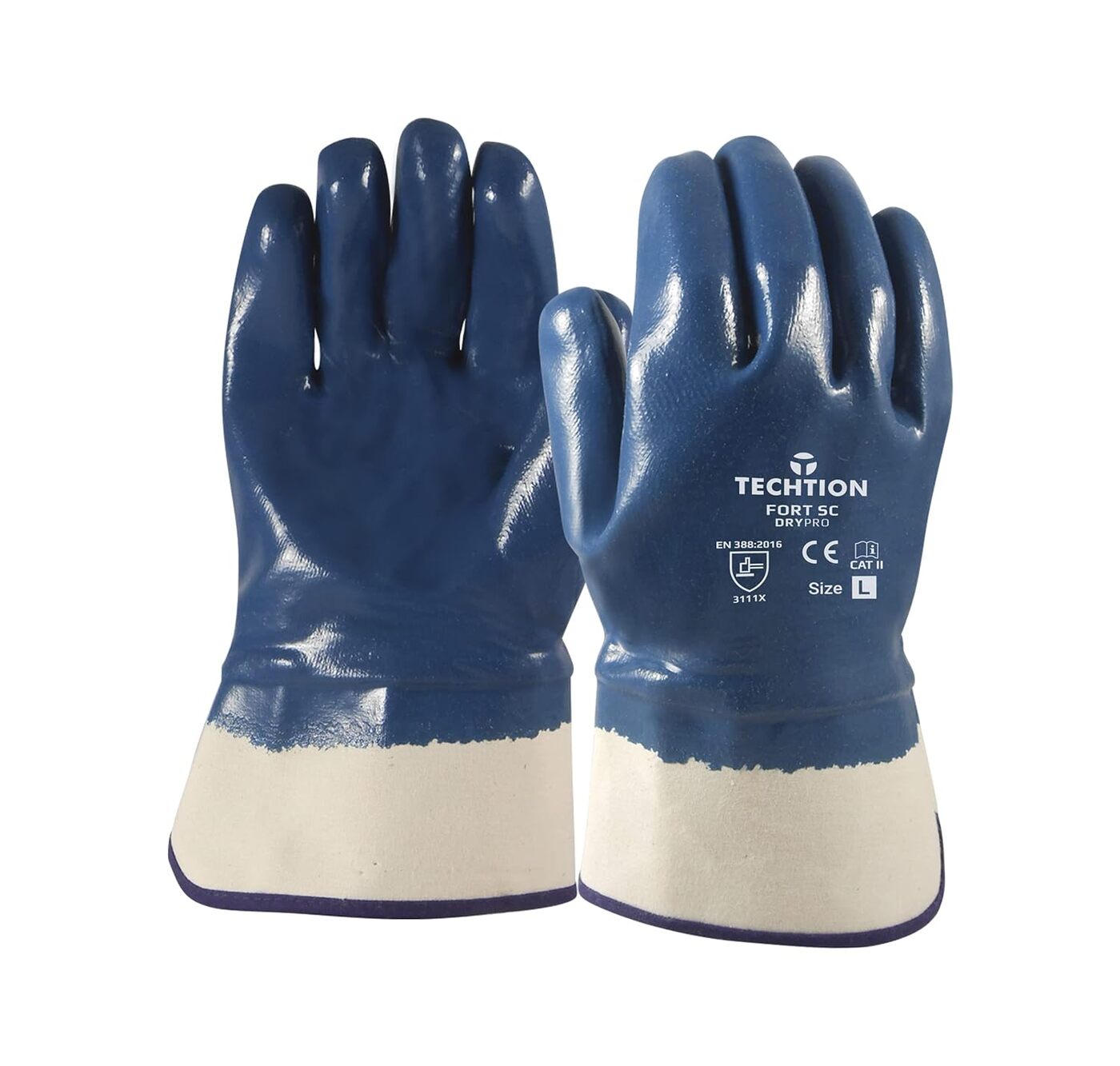 Techtion® Fort SC Drypro - Nitrile Heavyduty Gloves