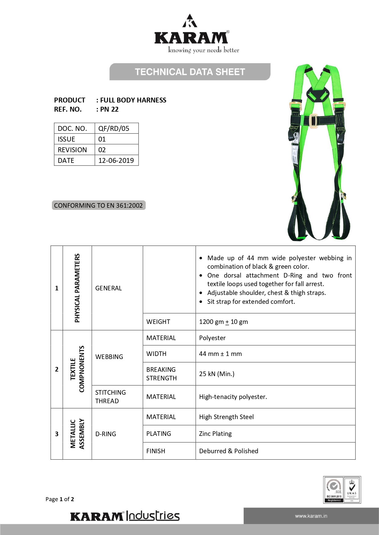 Karam PN22(PN351)(2.0M)BELT